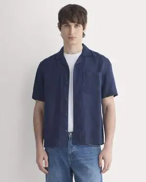 Everlane Linen Resort Shirt - Navy