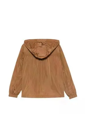 SEMICOUTURE Zip-up Hooded Jacket - Brown