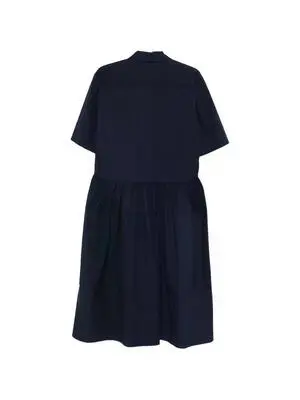 SEMICOUTURE Polo-collar Dress - Blue