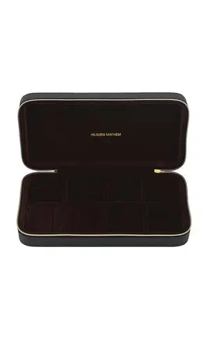 HEAVEN MAYHEM Travel Jewelry Case - Black