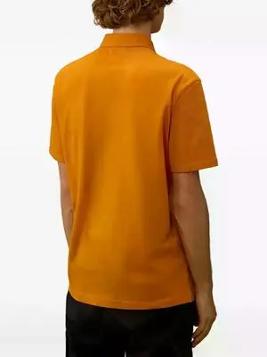 C.P. COMPANY Chest-pocket Polo Shirt - Orange