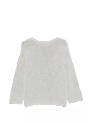 ANNE CLAIRE Sequin-embellished Sweater - Grey