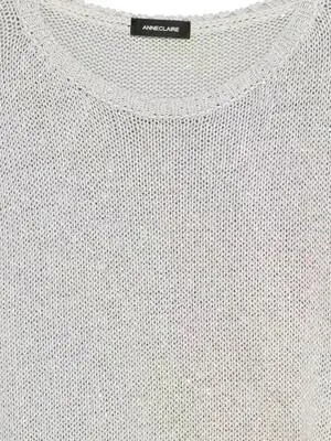 ANNE CLAIRE Sequin-embellished Sweater - Grey