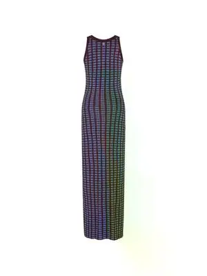 Rabanne Sleeveless Midi Dress - Purple