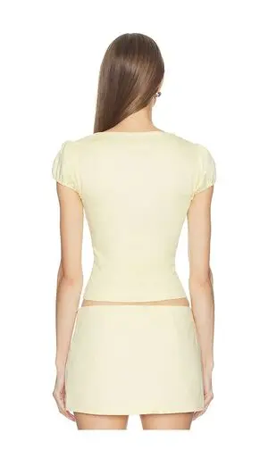 LOBA Rae Top - Yellow