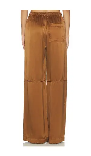 Sablyn Lexi Lower Rise Relaxed Pull-on Pant - Brown