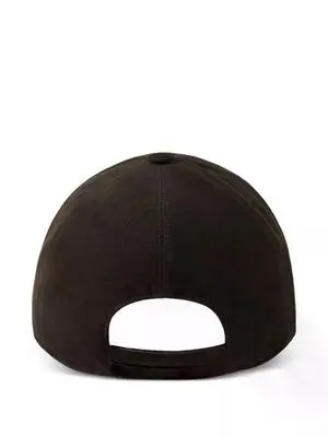 Zegna Leather Baseball Cap