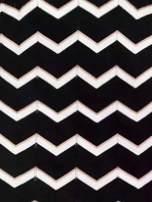 Dkny Zig-zag-pattern Dress