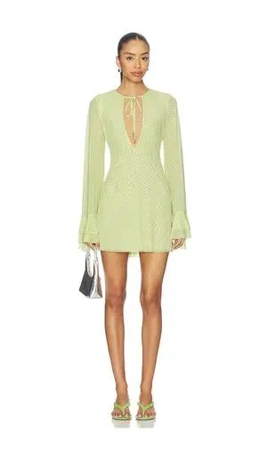 AFRM Kori Mini Dress - Green