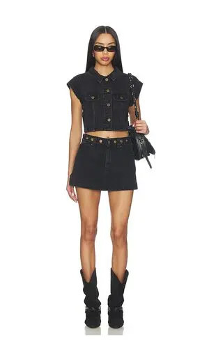 Abrand Denim My Rose Shacket