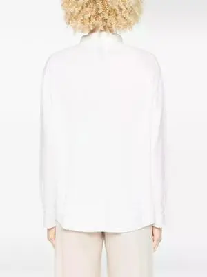 ALLUDE Buttoned Cardigan - White