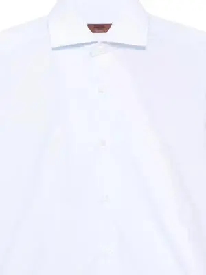 BARBA NAPOLI Point-collar Shirt - Blue