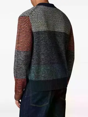 Paul Smith Striped Zip Cardigan