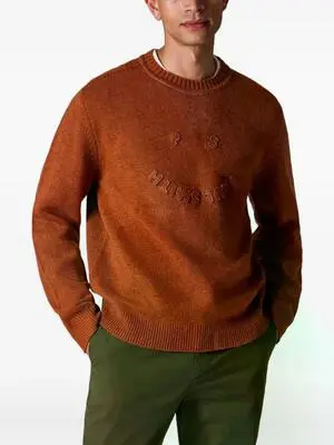 Paul Smith Embroidered Crew-neck Sweater