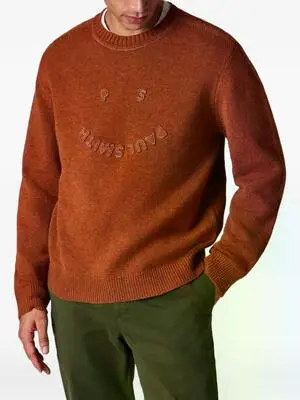 Paul Smith Embroidered Crew-neck Sweater