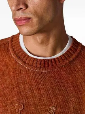 Paul Smith Embroidered Crew-neck Sweater