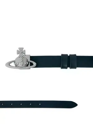 VIVIENNE WESTWOOD Logo-buckle Leather Belt