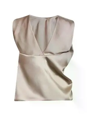 BLANCA VITA Asymmetric Draped Top