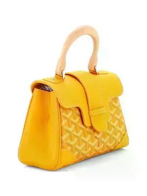 Goyard Saigon Top Handle Mini Shoulder Bag - Orange