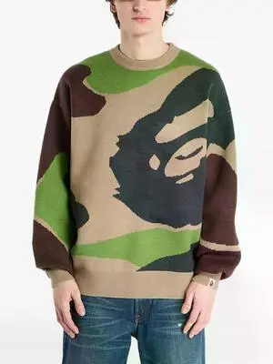 A BATHING APE Camouflage-print Sweatshirt