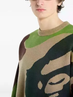 A BATHING APE Camouflage-print Sweatshirt
