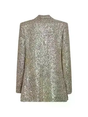BLANCA VITA Sequin-embellished Shawl-collar Blazer