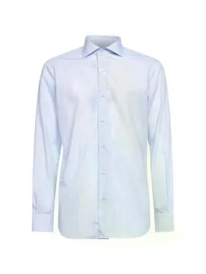 BARBA NAPOLI Striped Shirt - Blue