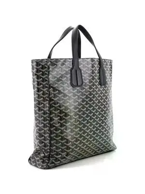 Goyard Voltaire Iii Coated Canvas Tote Bag - Black