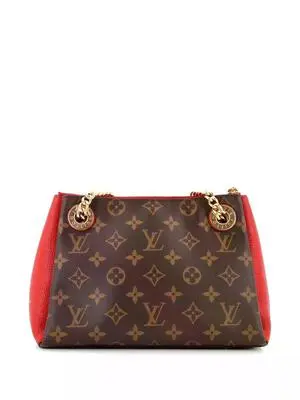 LOUIS VUITTON Surene Bb Shoulder Bag Monogram Canvas With Leather - Red