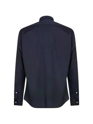 D4.0 Buttoned-cuffs Shirt - Blue