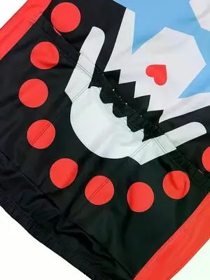 WALTER VAN BEIRENDONCK Graphic Bike Top - Black