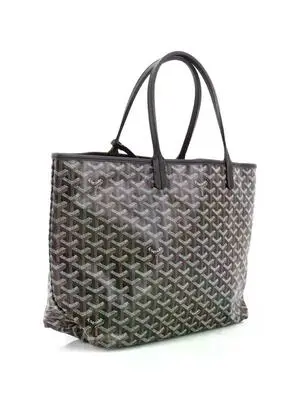 Goyard Saint Louis Coated Canvas Pm Tote Bag - Black