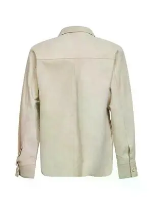 LARDINI Buttoned Chest-pockets Shirt - Neutrals