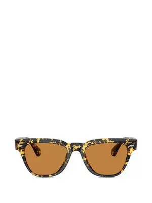 Khaite X Oliver Peoples Tortoiseshell Sunglasses - Brown