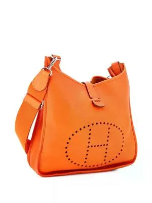 Hermès Evelyne Iii Clemence Gm Crossbody Bag - Orange