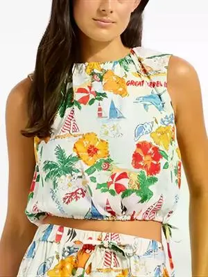 Seafolly Printed Blouse