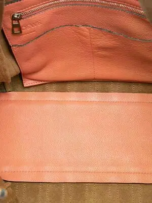 Loewe Leather Grid Flamenco Knot Tote Bag