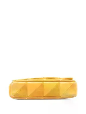 Saint Laurent 2021 Medium Lambskin And Suede Patchwork Jamie Shoulder Bag - Yellow