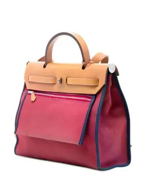 Hermès 2014 Toile Herbag Zip 31 Satchel