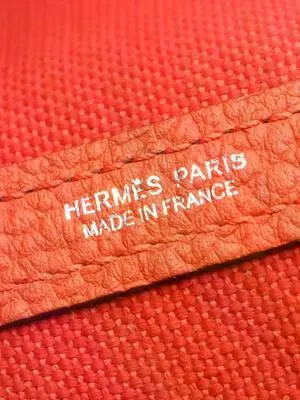 Hermès 2016 Toile And Negonda Garden Party 30 Tote Bag - Red