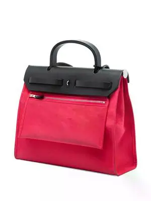 Hermès 2017 Toile Herbag Zip 31 Satchel - Pink