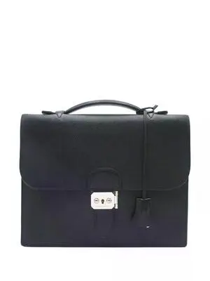 Hermès 2006 Swift Sac A Depeches 27 Business Bag - Black