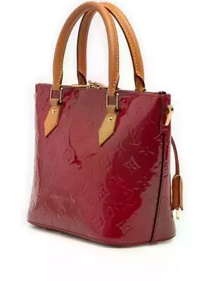 LOUIS VUITTON 2014 Monogram Vernis Montebello Pm Satchel - Red