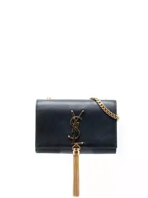 Saint Laurent Small Monogram Kate Tassel Crossbody Bag - Black