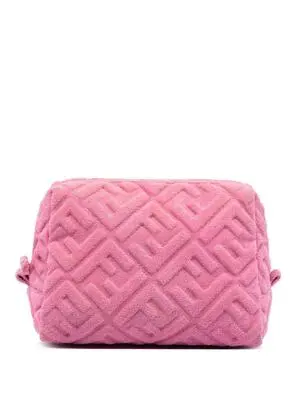 Fendi Zucca Embossed Terry Cloth Pouch