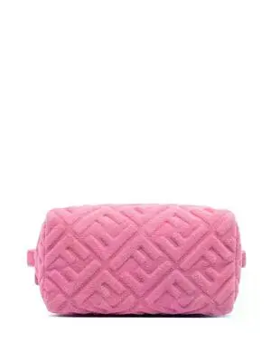 Fendi Zucca Embossed Terry Cloth Pouch