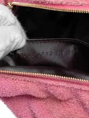 Fendi Zucca Embossed Terry Cloth Pouch