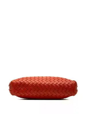 Bottega Veneta Nappa Intrecciato Nodini Crossbody Bag - Orange