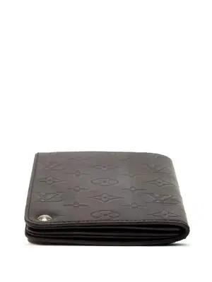 LOUIS VUITTON 2002 Monogram Glace Hoist Organizer Wallet Long Wallets