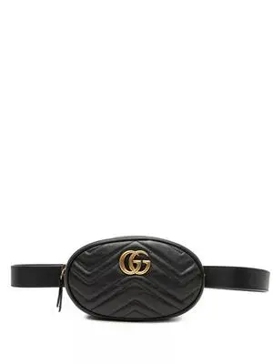 Quilted Leather Belt Bags